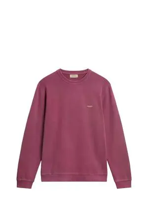 Woolrich Garment-dyed Logo Print Sweater - Red