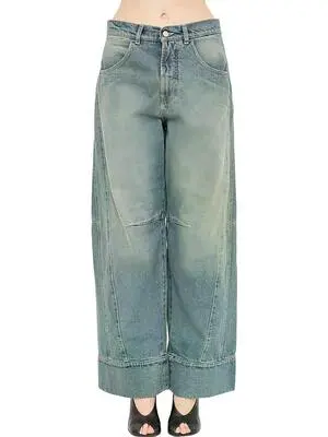 Andrea Ya'aqov High-cuff Jeans - Blue