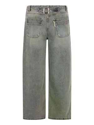 META CAMPANIA COLLECTIVE Milton Panelled Straight-leg Jeans - Blue