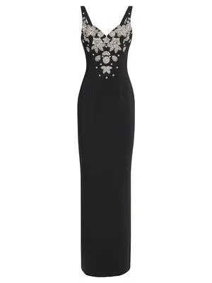 Zuhair Murad Embellished Maxi Gown - Black