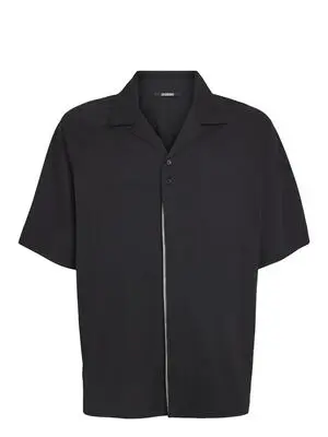 Jacquemus Cotton Jean Atelier Shirt - Black