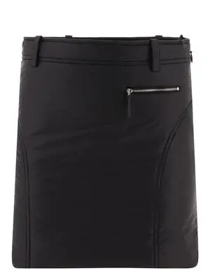 Khaite Padded Mini Skirt - Black