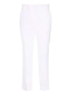 P.a.r.o.s.h Logo Tapered Casual Pants - White