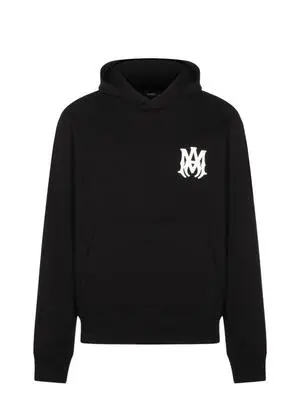 Amiri Logo-printed Drawstring Hoodie - Black