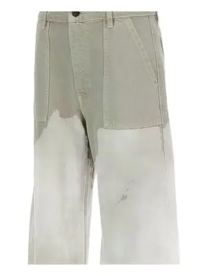 FRAME The Bow Barrel-leg Jeans - Neutrals