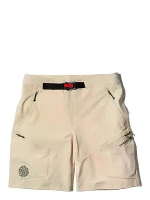 UPPERVOID Belted Multi-pocket Shorts - Neutrals