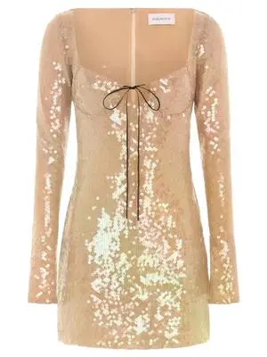 16Arlington Franca Mini Dress - Neutrals