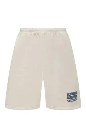 WILLY CHAVARRIA Logo Sweat Shorts - White