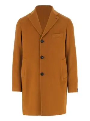 Tagliatore Single-breasted Coat - Brown