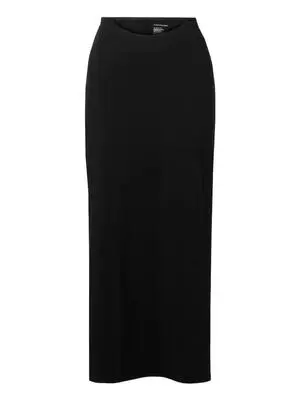 Christopher Esber Hollow-out Stretch Knit Midi Skirt - Black
