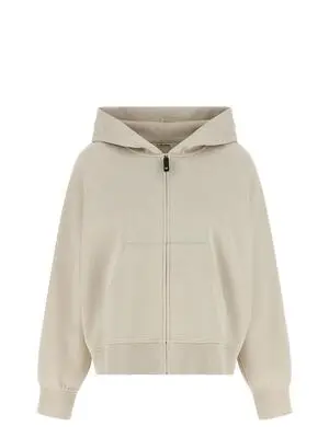 Max Mara Zip-up Hoodie - Nude