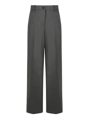 P.a.r.o.s.h Straight-leg Tailored Trousers - Black