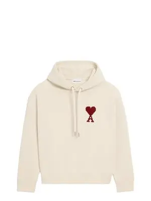 Ami De Coeur Embroidered Hoodie - White