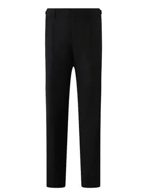 Philipp Plein Pleat-detail Chino Trousers - Black