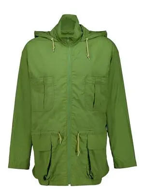 Auralee Dusty Cotton Hooded Blouson - Green