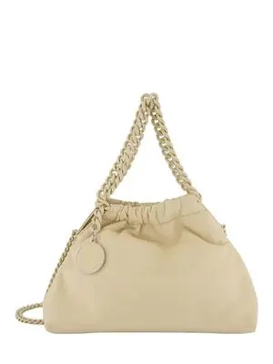Stella McCartney Stella McCartney Falabella Mini Drawstring Handbag Gold