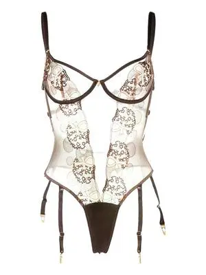 IHUOMA Divine Feminine Embroidery Body - Brown