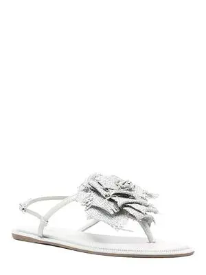 LE SILLA Rose Slingback Sandals - Silver