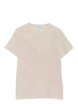 Dkny All-over Logo T-shirt - Neutrals