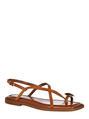 Rag & Bone Rag & Bone Remi Flat Sandals Umber Suede