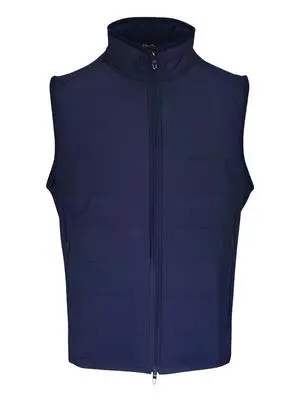 Rlx Ralph Lauren Quilted Zip-up Vest - Blue