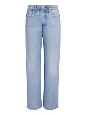 Rag & Bone Trompe-l'oeil Wide-leg Trousers - Blue
