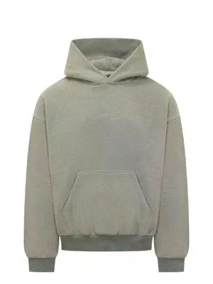 Fear Of God Essentials Logo-embroidered Cotton Hoodie - Grey