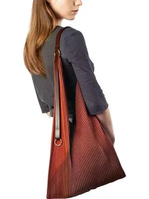 MULTITUDES BAGS Angelina Y Bag Pleated Tote Bag