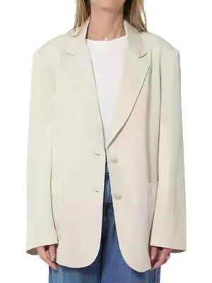 THE FRANKIE SHOP Bruna Single-breasted Blazer - Neutrals