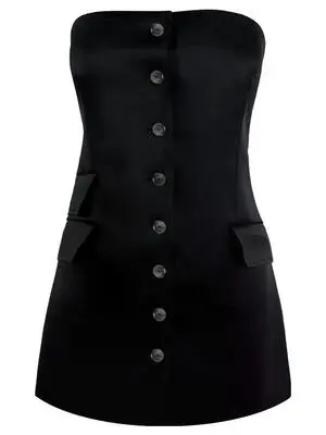 CONTESSA MILLS Craft Mini Dress - Black