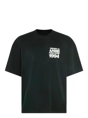 Amiri Logo-print T-shirt - Black