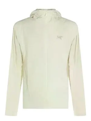 Arc'teryx Embroidered Logo Hooded Jacket - Neutrals