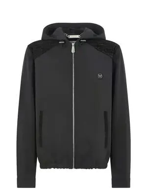 PHILIPP PLEIN Philipp Plein Crocodile-Effect Panelled Jacket