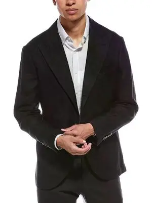 Brunello Cucinelli Single-breasted Blazer - Black