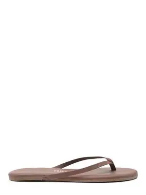 Tkees Matte Leather Flip-flops - Brown