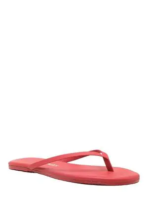 Tkees Leather Flip-flops - Red