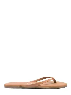 Tkees Matte Leather Flip-flops - Neutrals