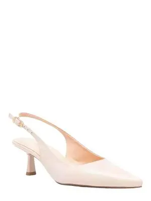 SERGIO MORETTI FIRENZE Pointed-toe Slingback Pumps - Pink