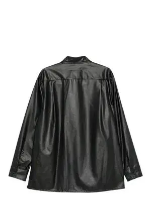 MAISON MARGIELA Embossed Logo Shirt - Black