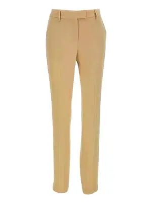 Alberto Biani Tailored Trousers With Pressed Crease - Neutrals