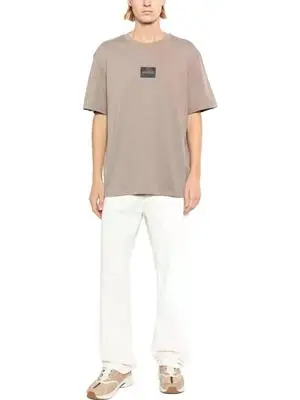 Hugo Logo-patch T-shirt - Neutrals