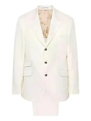 Brunello Cucinelli Notch-lapel Tailored Suit - Neutrals