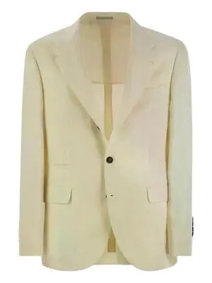 Brunello Cucinelli Notch-lapel Single-breasted Blazer - Neutrals