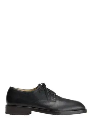 LEMAIRE Lemaire Shiny Buffalo Leather Lace-Up Shoes