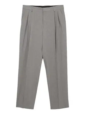 Dries Van Noten Pleated Waistband Trousers - Grey