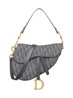 Dior Dior Saddle Bag With Strap Gray