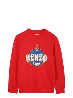 Kenzo Graphic Logo Sweatshirt - Red