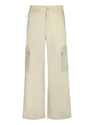 CARRER Logo-print Cargo Pants - Neutrals
