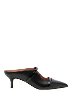 MALONE SOULIERS Maureen 45 Leather Mules - Black