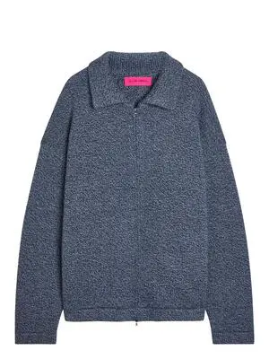 THE ELDER STATESMAN Hunter Zip-through Cashmere Jacket - Blue
